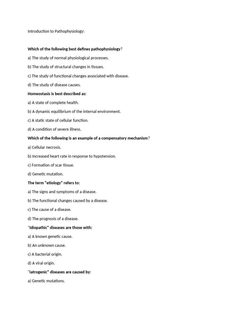 Doc mcqs patho | PDF | Inflammation | Apoptosis