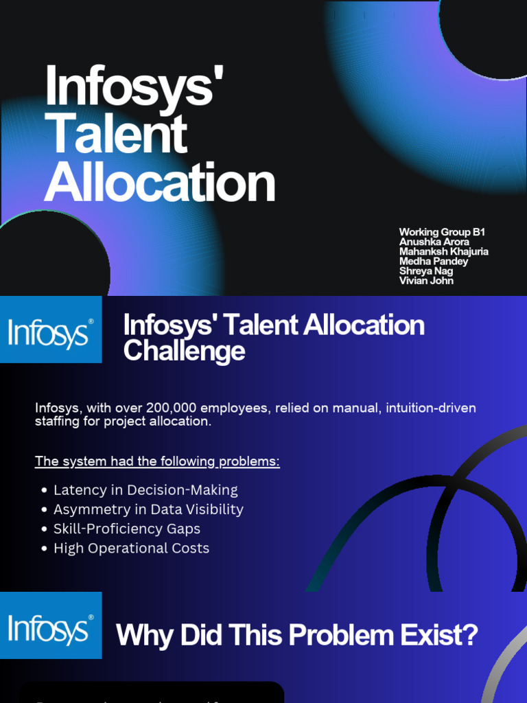 Infosys' Talent Allocation Final | PDF | Artificial Intelligence | Intelligence (AI) & Semantics