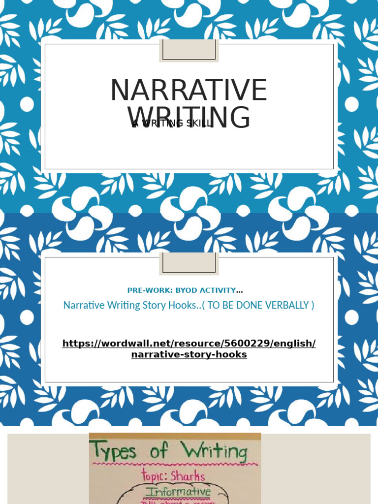 Narrative Writing PPT - Grade 6 | PDF