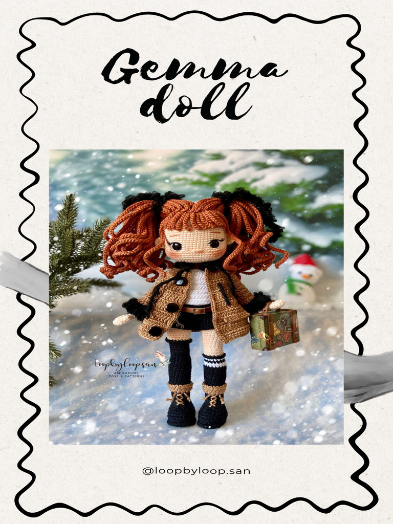 Gemma_Doll | PDF | Crochet | Textiles