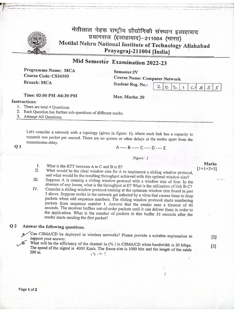 MidSem-4th - (2022-2023) | PDF