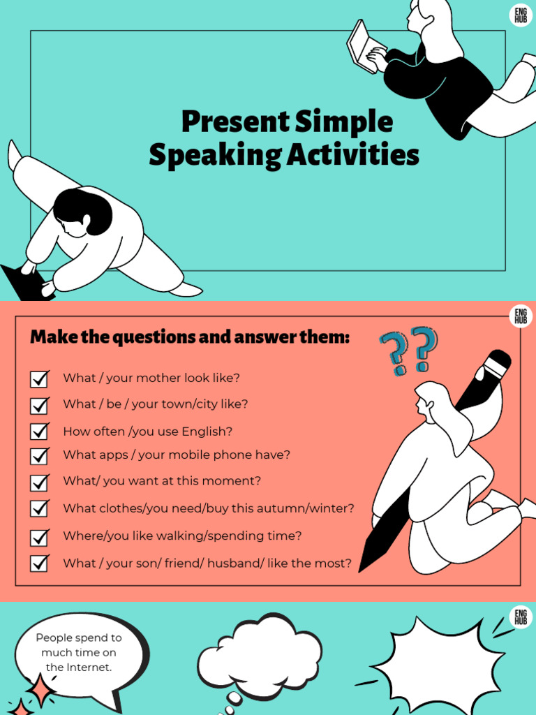 A1-A2 Present Simple and Speaking Practice | PDF