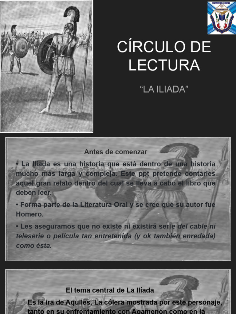 Introducción Iliada | PDF | Ilíada | París (mitología)