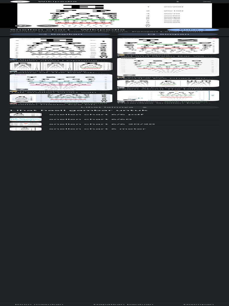 Panduan Snellen Chart 6/6 dan 6/60 | PDF