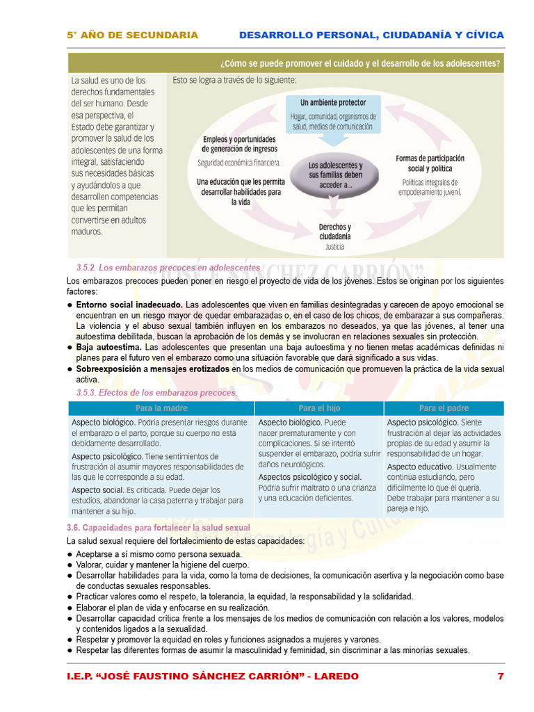 5° DPCC - Guía de Aprendizaje-8 | PDF