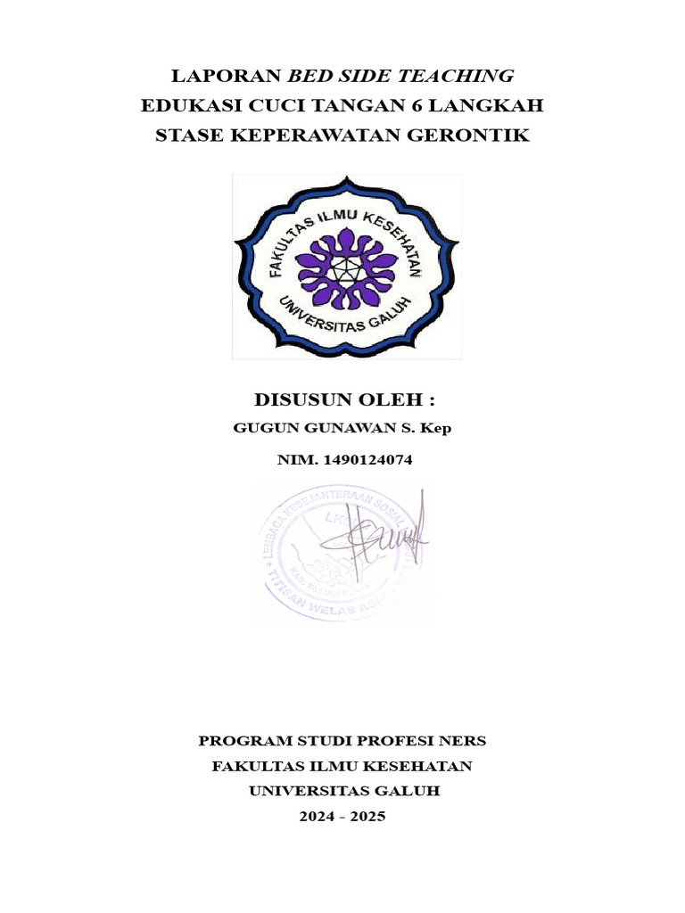 Bst Sap Phbs STASE Gerontik | PDF