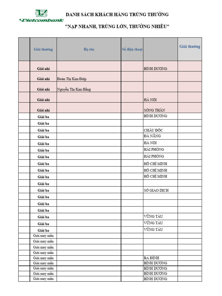 KH Trung Thuong Khuyen Mai Topup - T11 | PDF
