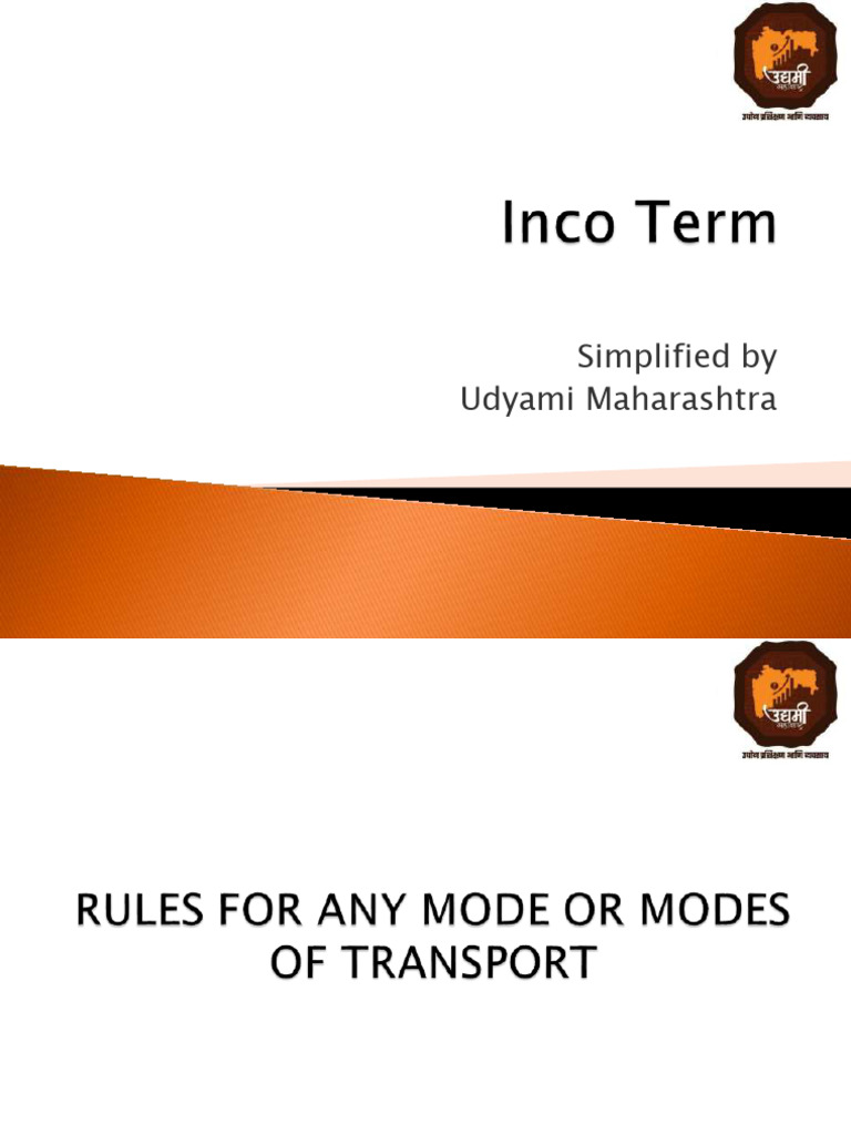 Inco Term 2020 | PDF | Trade | Business