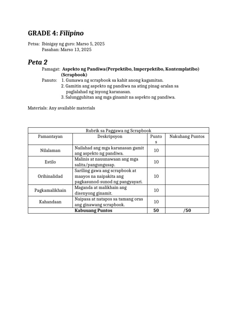 G4 APAN&FIL LastPeta | PDF