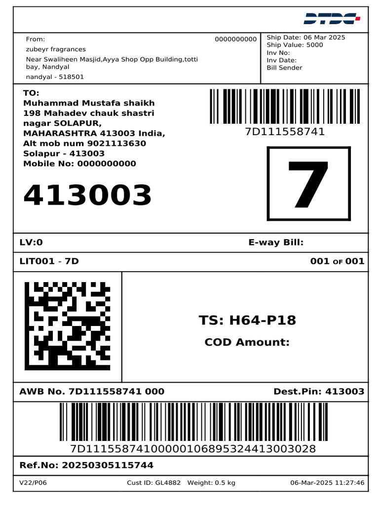 Zubeyr Fragrances Attars Labels 2025-03-06 | PDF