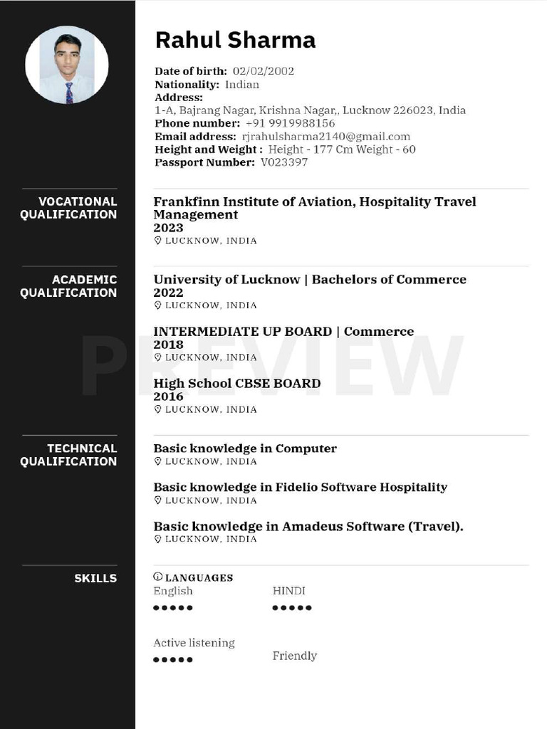 Rahul Resume 123 | PDF