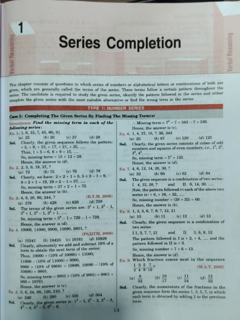 Series Questions | PDF | Mathematical Concepts | Mathematical Objects