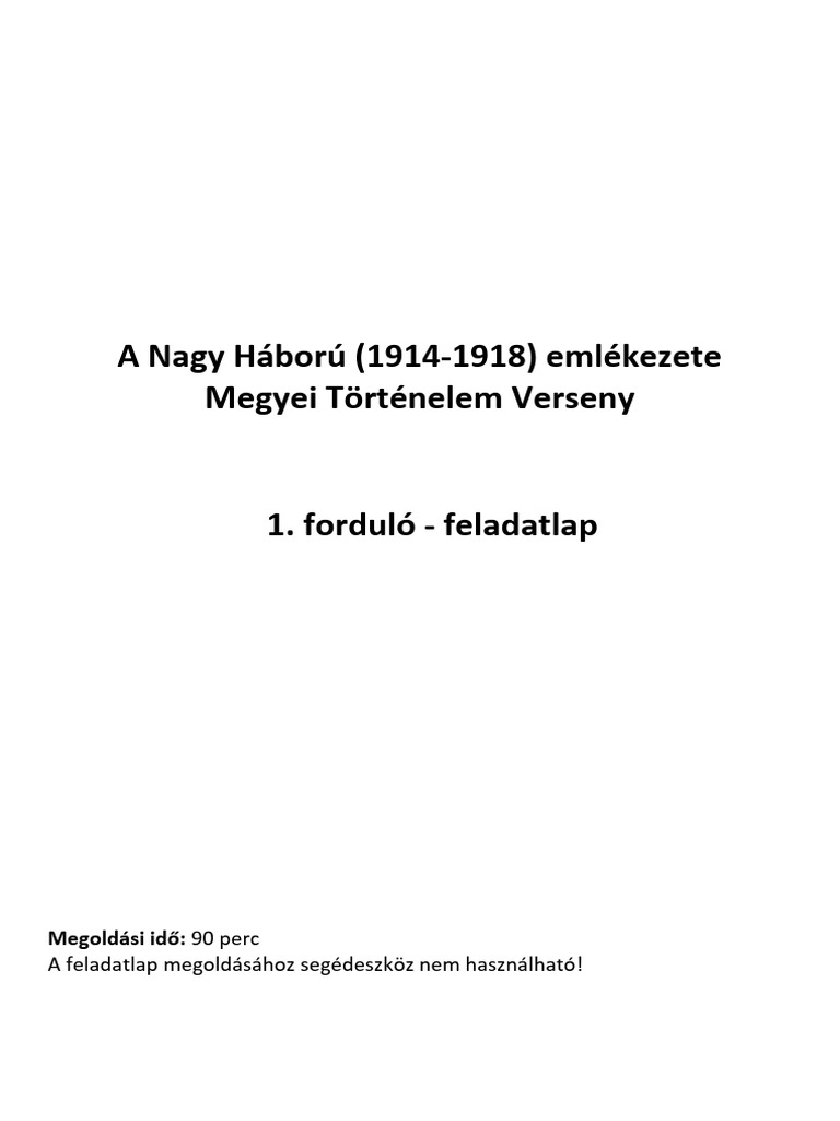 1 Feladatlap | PDF