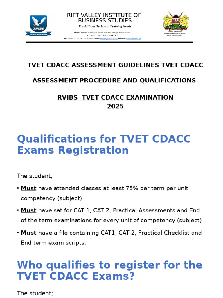 Cdacc Examination Guidlines 2025 | PDF