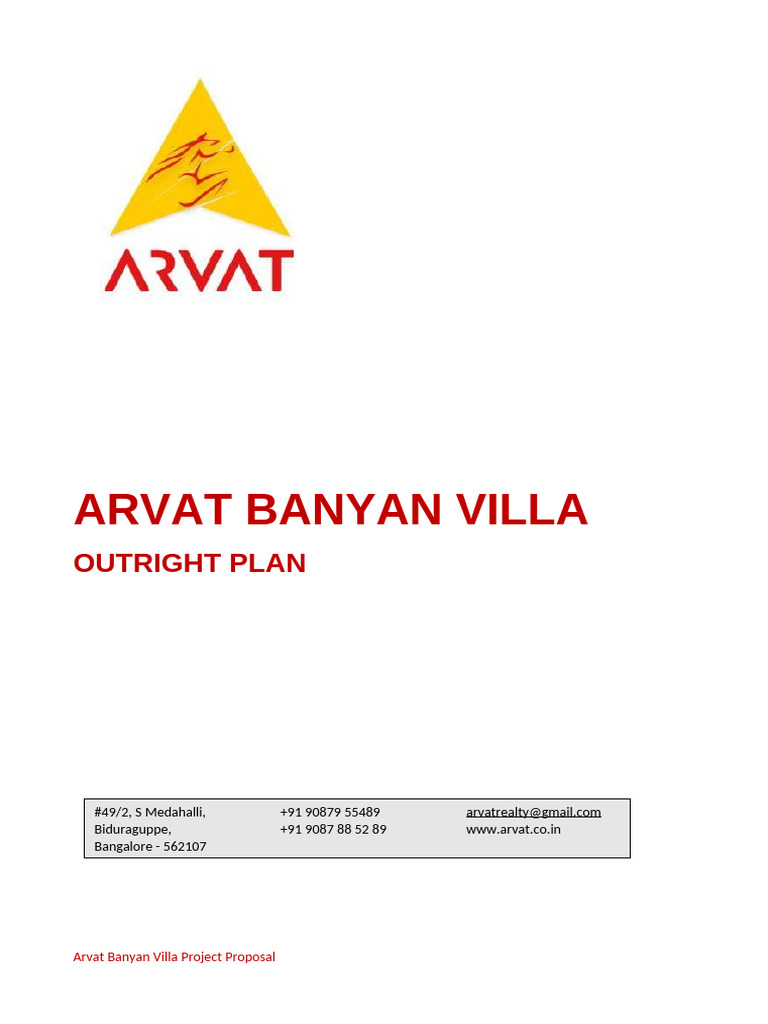Arvat Banyan 2 | PDF