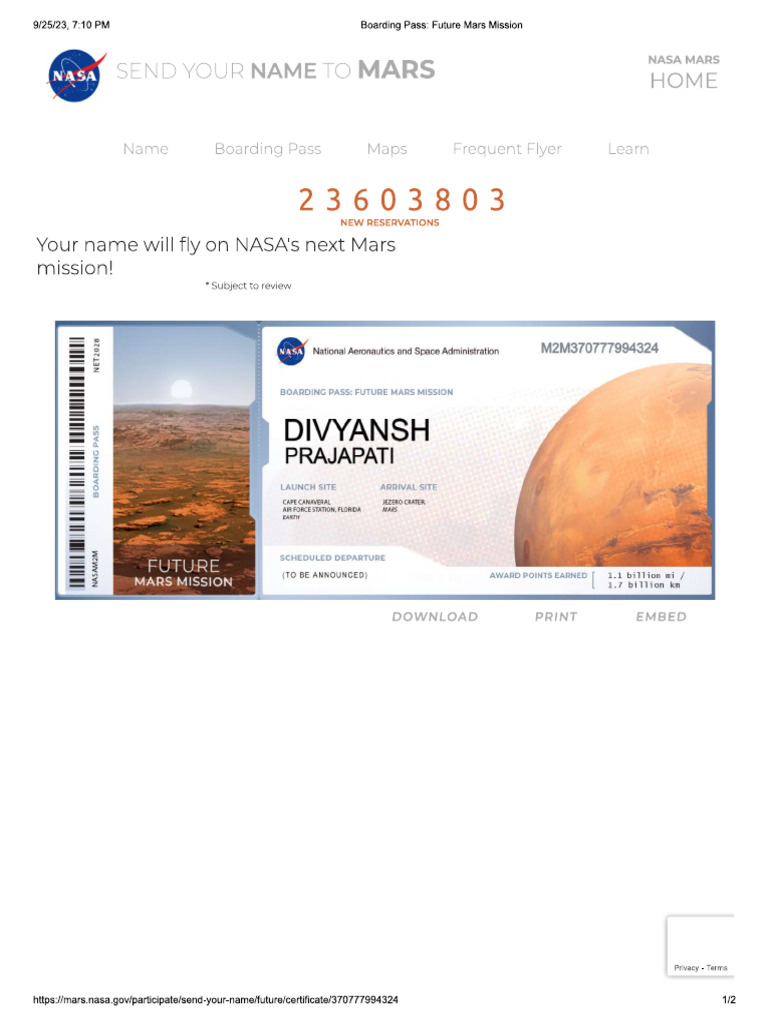 Mars | PDF