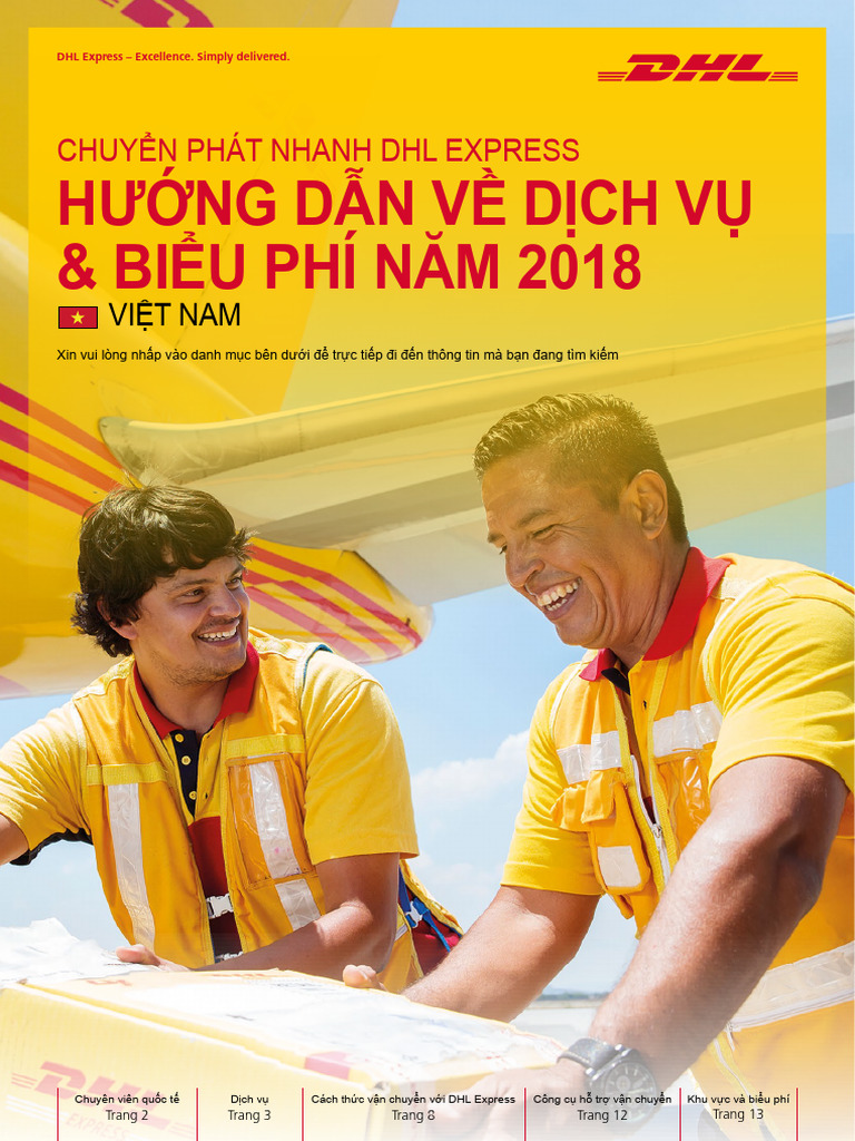 DHL Express Rate Transit Guide VN VI | PDF