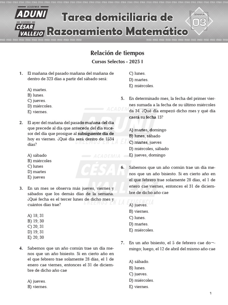 RM - CS - Mod I - Dom - Sem03 | PDF