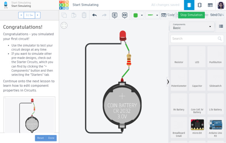 Circuit design Start Simulating - Tinkercad | PDF | Electrical Network | Electrical Equipment