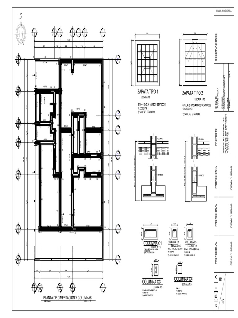 Planos Estructurales | PDF