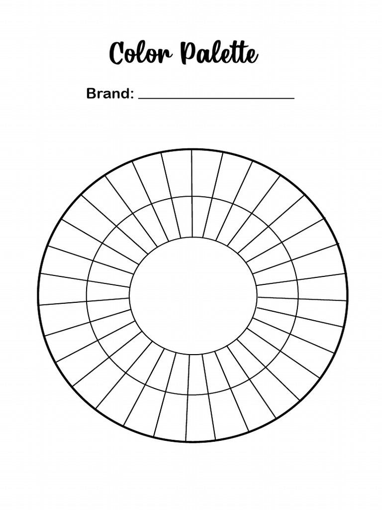 Color Palette - Double Color Wheel Palette | PDF