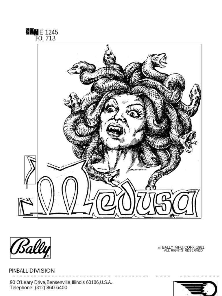Bally 1981 Medusa Manual Pdf