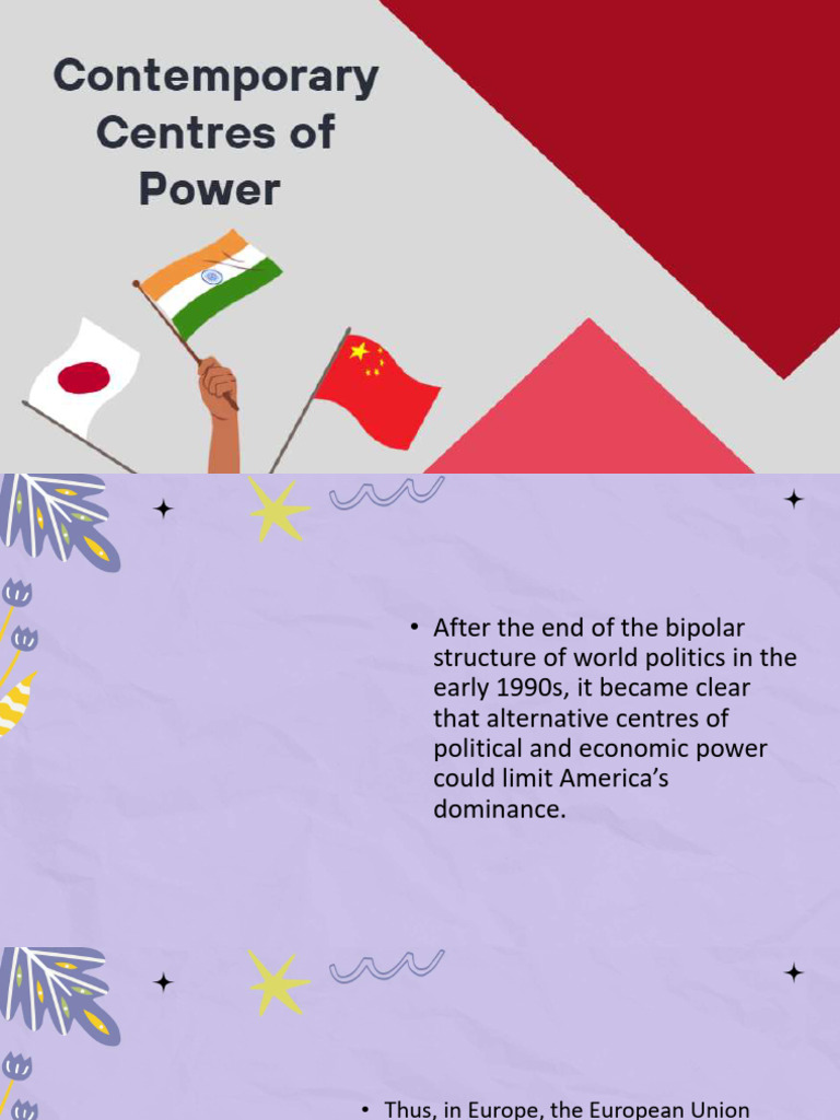 Emerging Power Centers: EU & ASEAN | PDF | European Union | Foreign ...