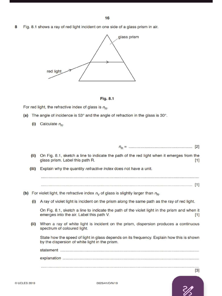 Waves and Light Quiz o Level | PDF