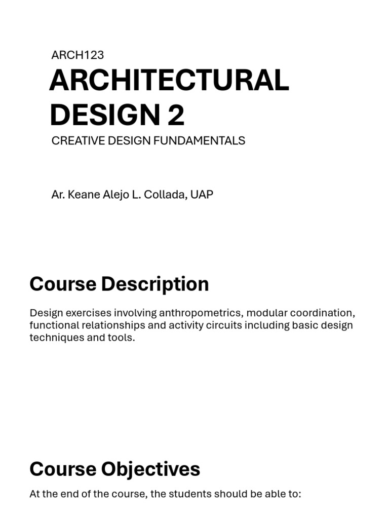 Anthropometrics in Architectural Design | PDF | Anthropometry ...