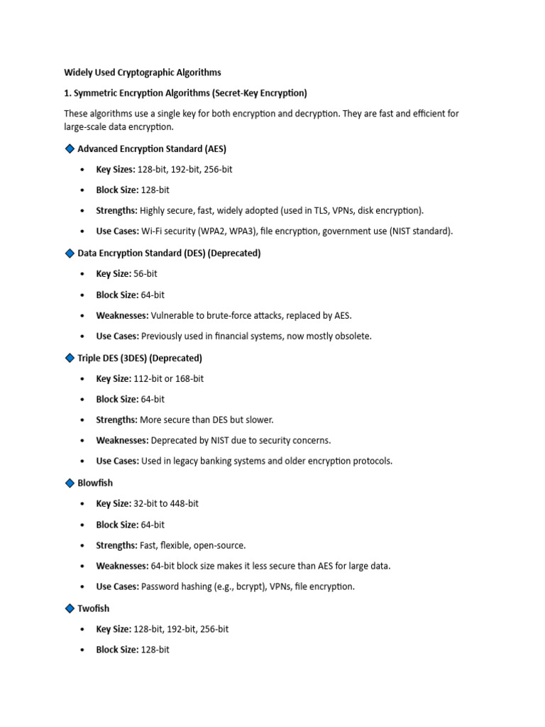 Chapter 2 2_Symmetric and Asymmetric Encryption | PDF | Key (Cryptography) | Encryption