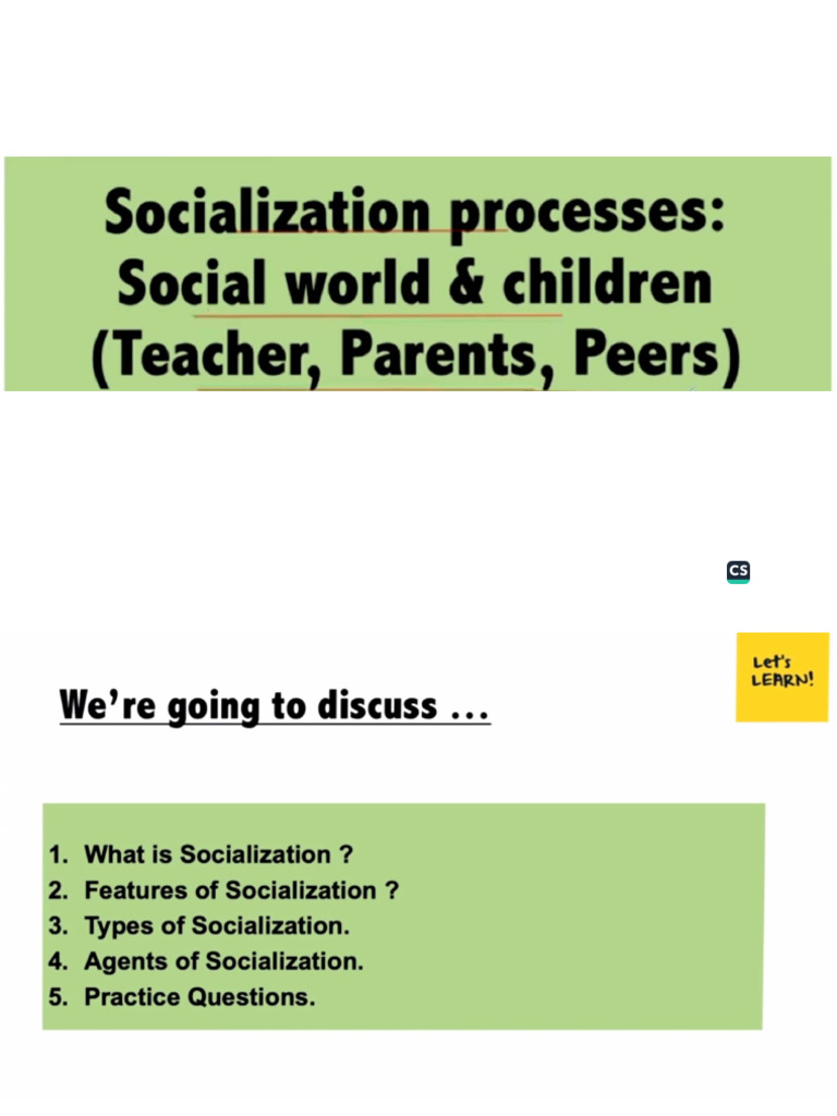 3 Introduction of Socialization | PDF