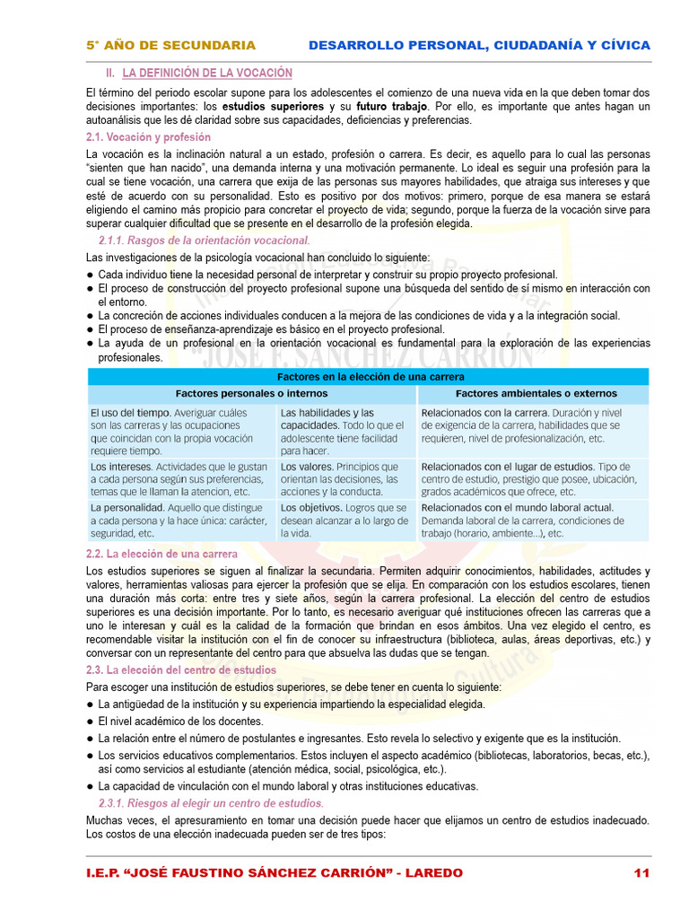 5° DPCC - Guía de Aprendizaje-12 | PDF | Psicología Social | Sicología