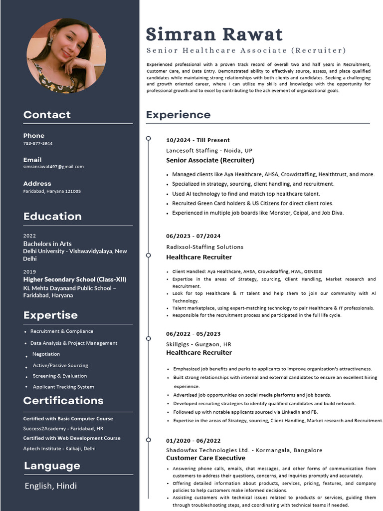 Black White Minimalist CV Resume | PDF | Recruitment | Business