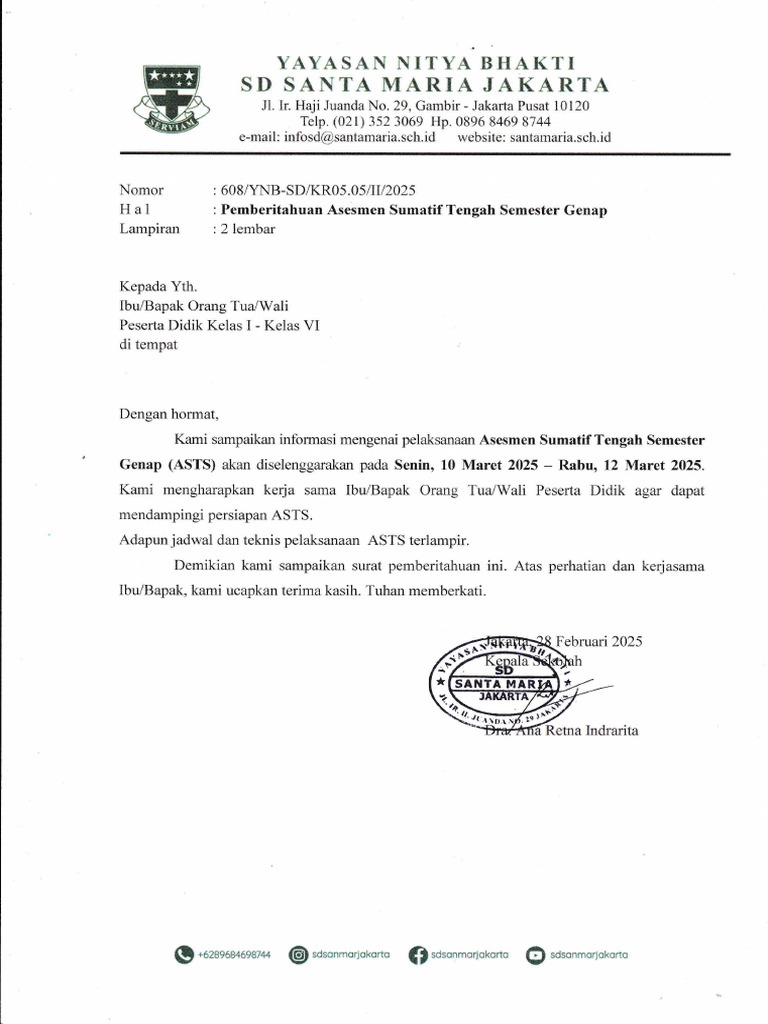Jadwal dan Tata Tertib ASTS 2025 | PDF