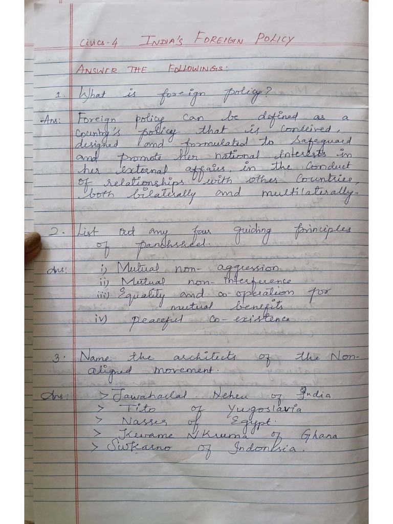 Xth Civics 4 (2 Marks) | PDF