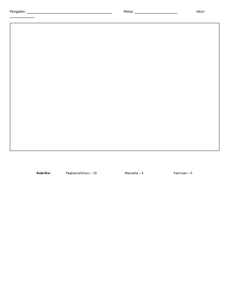 Health Poster Malnutrition | PDF