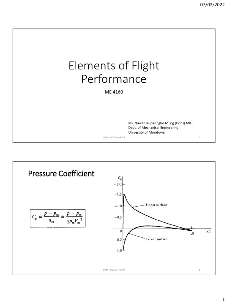3 Elements of Flight Performance | PDF | Gases | Chemical Engineering