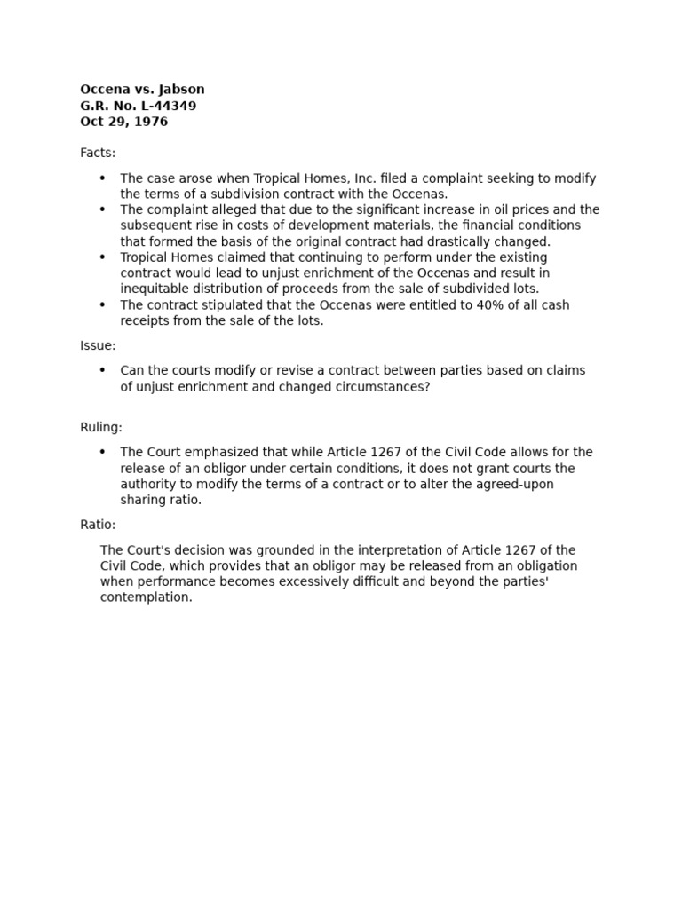 Occena vs | PDF | Mortgages | Private Law