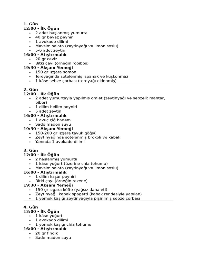 Liste 1. Hafta | PDF