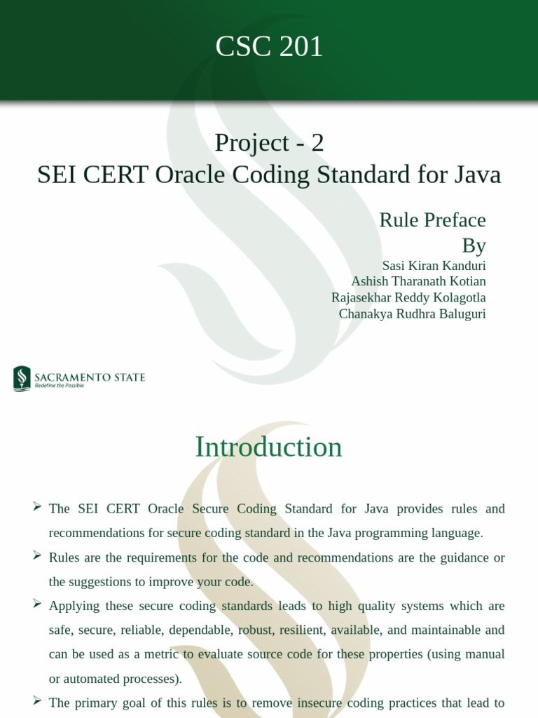 CSC201 Project2 Team6 Java Rules&Recs | PDF | Integer (Computer Science) | Significant Figures
