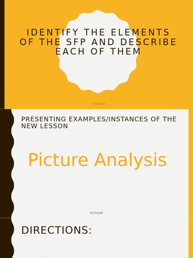 CHAPTER 1 LC 1 Identify The Elements of The SFP and Describe Each of Them | PDF | Equity ...