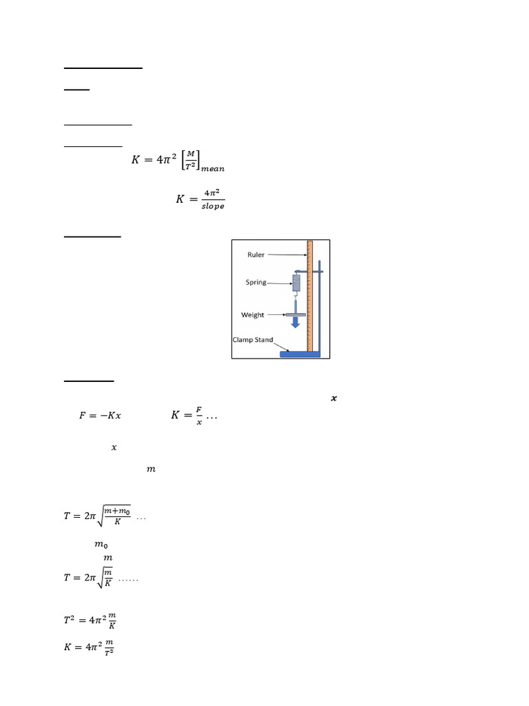EXP - No. - 6 Helical Spring | PDF | Force | Oscillation