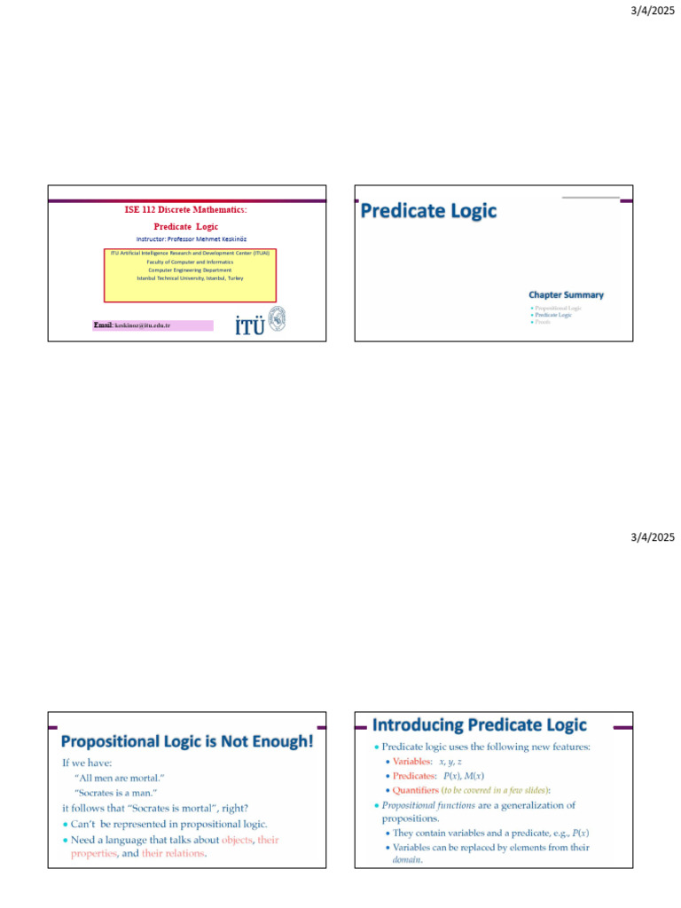 3_Predicate_Logic | PDF