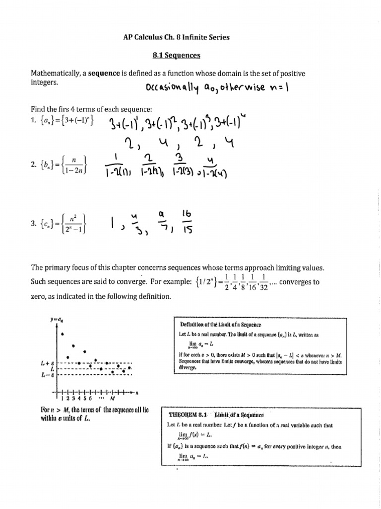 AP Calc Unit 9 Note Outline | PDF