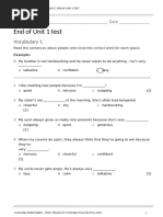 GE 6 Test Answers | PDF | Career & Growth | Language Arts & Discipline