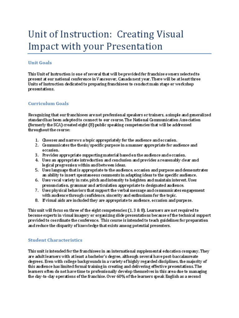 506 - Unit of Instruction | PDF | Educational Assessment | Microsoft ...