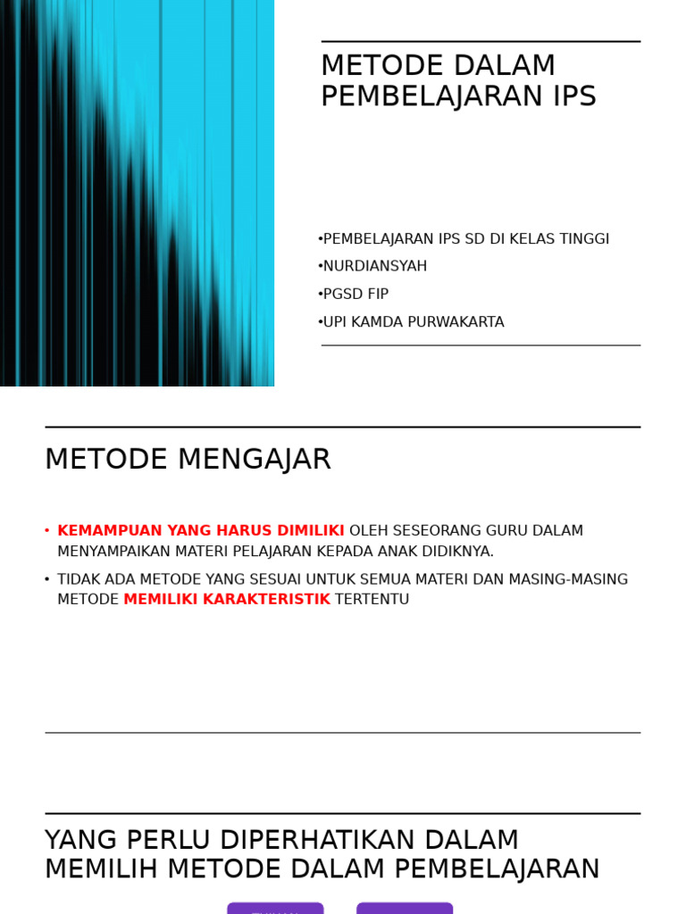 merancang metode pembelajaran | PDF