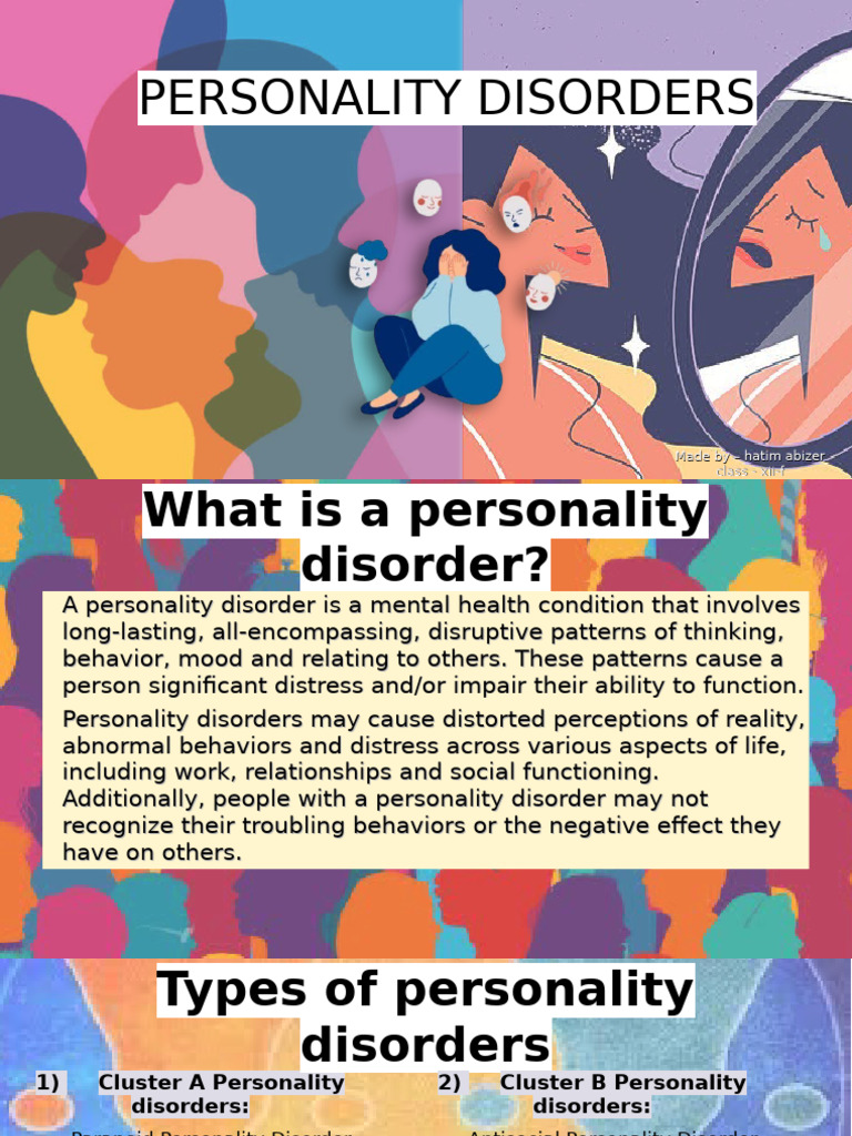 Overview of Personality Disorders | PDF | Personality Disorder | Mental ...