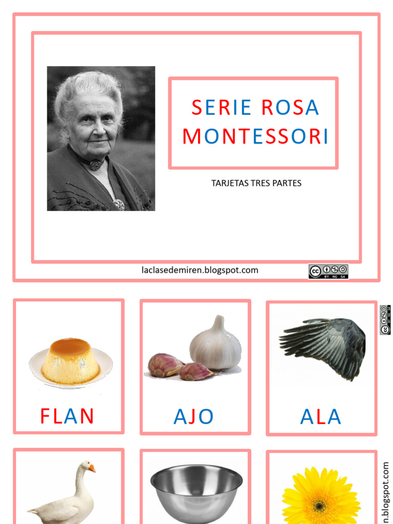 Serie Rosa Tres Partes Montessori Miren (1) | PDF