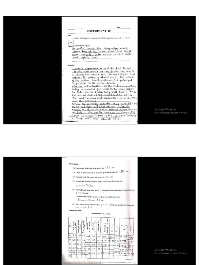 Physics Exp.10 | PDF